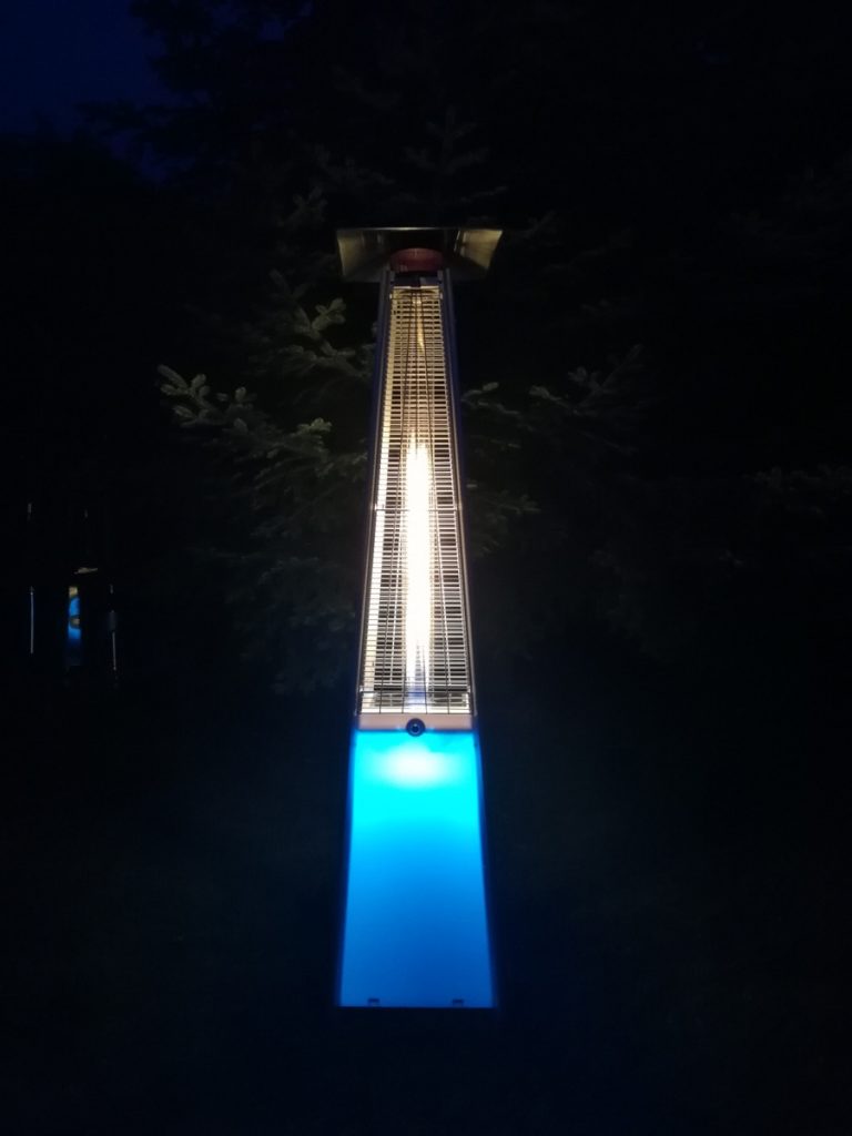 Vancouver Decorative Gas Heater with LED Lighting - Globero